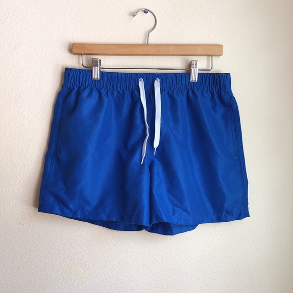 chet style | Swim | Bright Blue Short Swimming Trunks | Poshmark